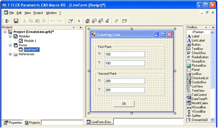 Macros > Creating Macros with Screen Forms